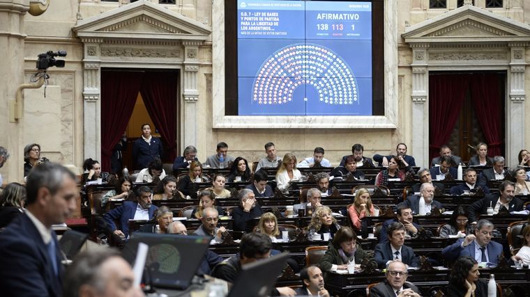 Ley Bases En General Cómo Votó Cada Uno De Los Diputados Noticias