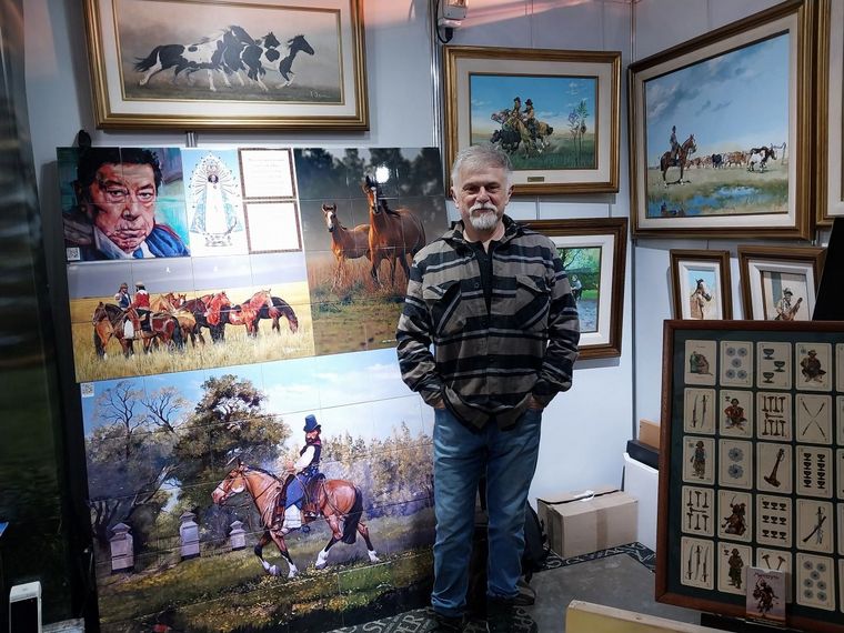 El gran Carlos Montefusco celebra sus 30 años de artista plástico en la ...