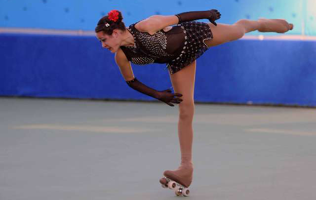 En patín artístico, Elizabeth Soler logró otra medalla dorada para ...