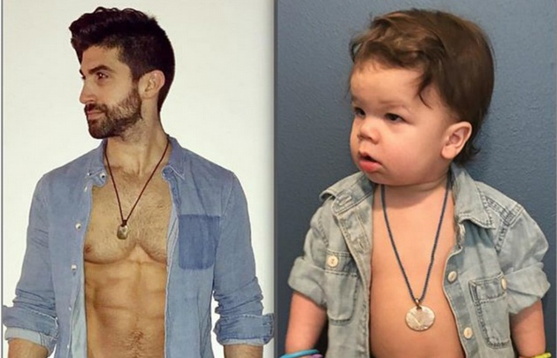 Tío Y Sobrino Son Furor Con Sus Poses Idénticas En Instagram