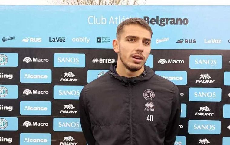 Matías Moreno, tras debutar en Belgrano: "Es un sueño cumplido ...
